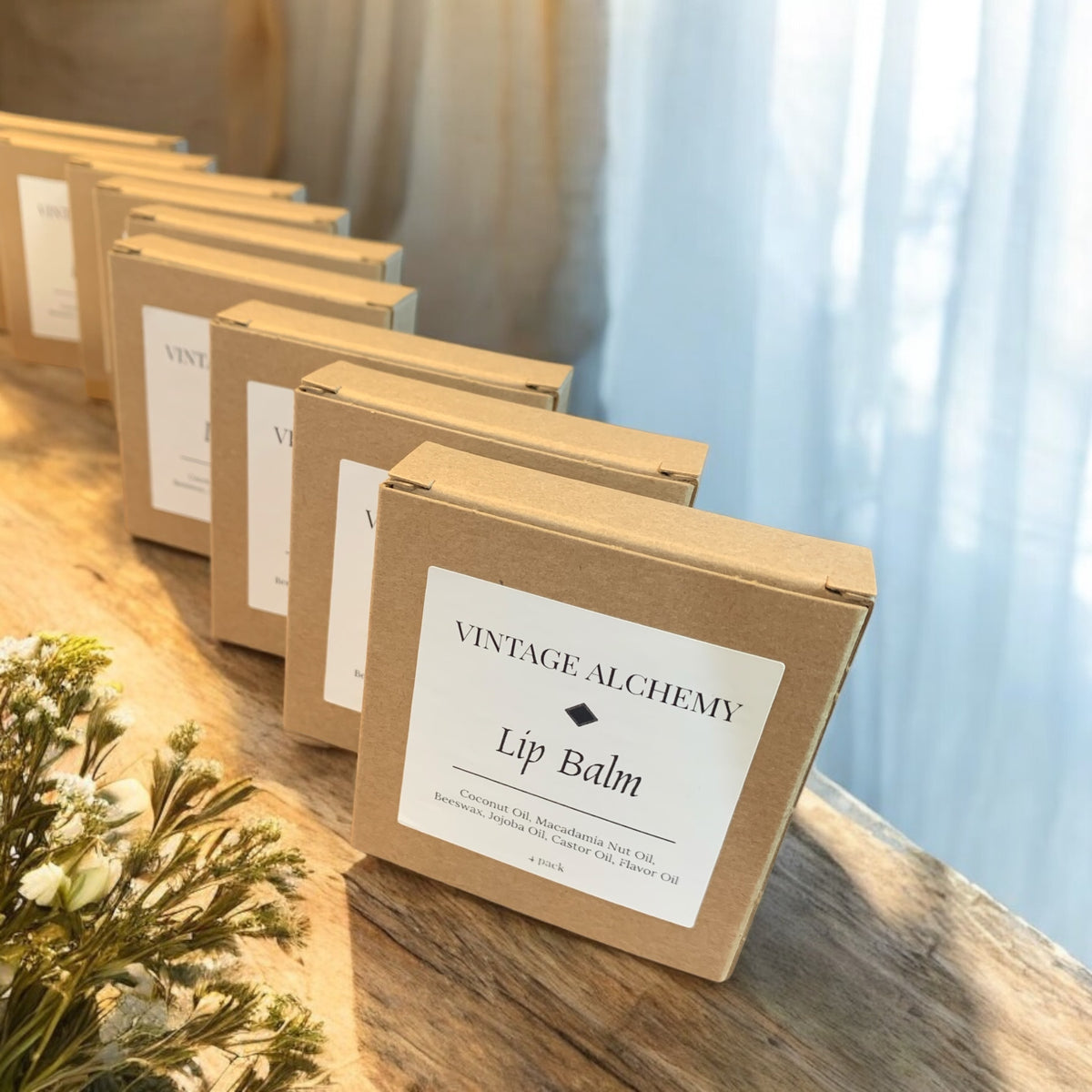 Lip Balm | Made with Macadamia and Jojoba Oils – Vintage Alchemy